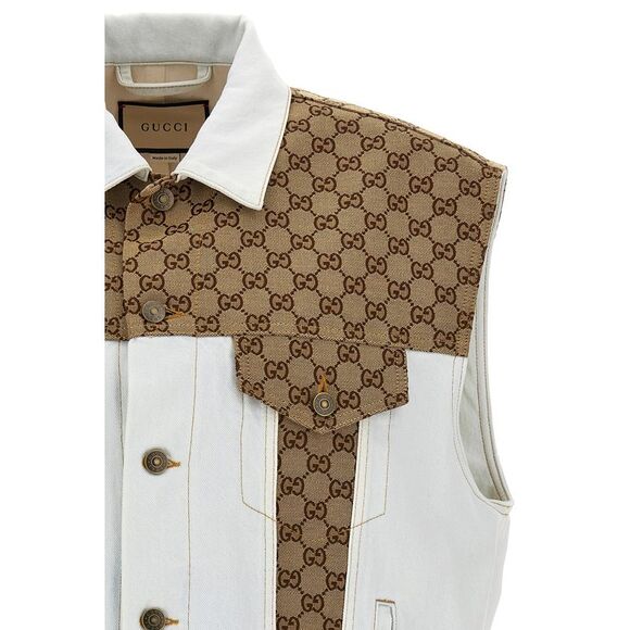 Gucci | Jackets & Coats | Gucci Men Gg Vest | Poshmark